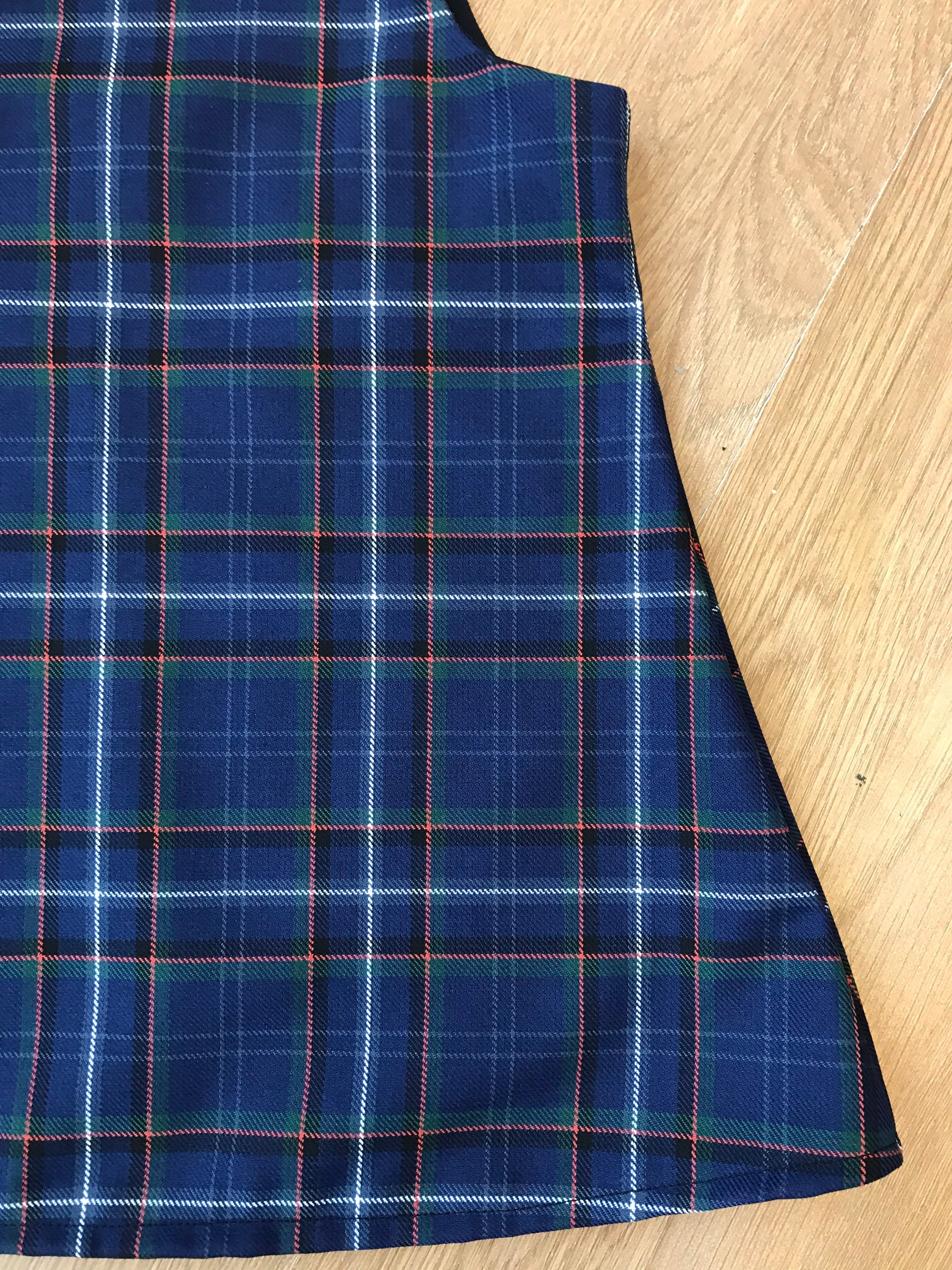 Isle of Arran Tartan Pinafore Dress - Etsy