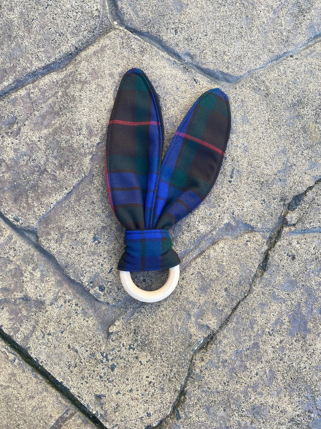 Fraser Ancient Hunting Tartan Bunny Ears Teether - Etsy