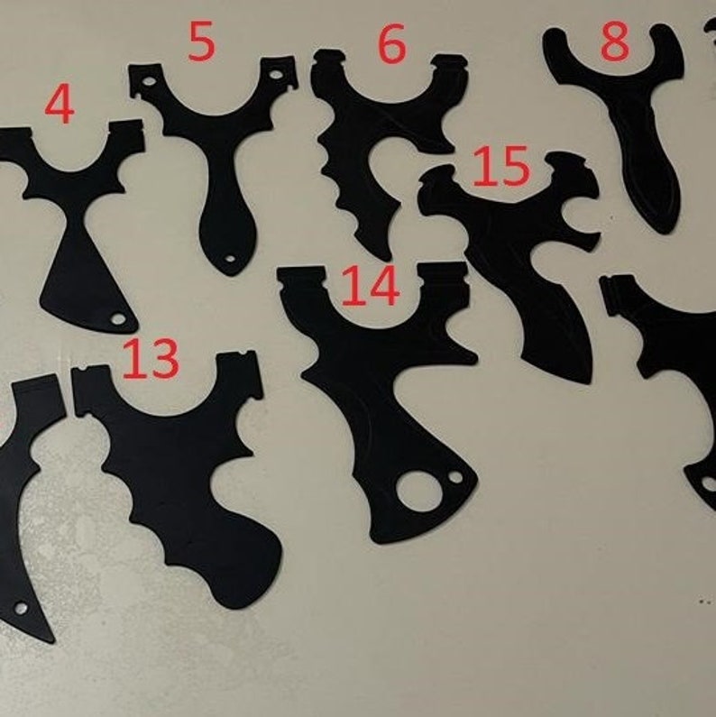 Slingshot Handle Designs Plans Templates Cad Vector Files for Lasercut ...