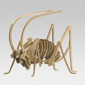 Grasshopper Puzzle. Laser cut files SVG, DXF, CDR, vector plans ...