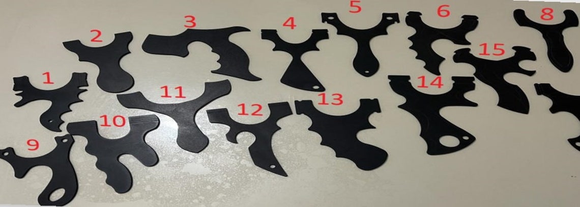 Slingshot Handle Designs Plans Templates Cad Vector Files for Lasercut ...