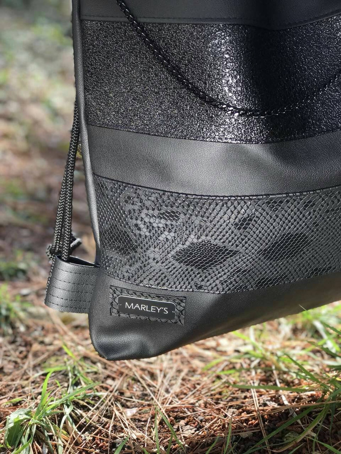 Drawstring Backpack Black Drawstring Backpack Womens Laptop - Etsy