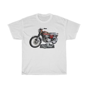 For Honda CB750 Four Cyl T Shirt, Printed & Dispatched USA. Classic ...
