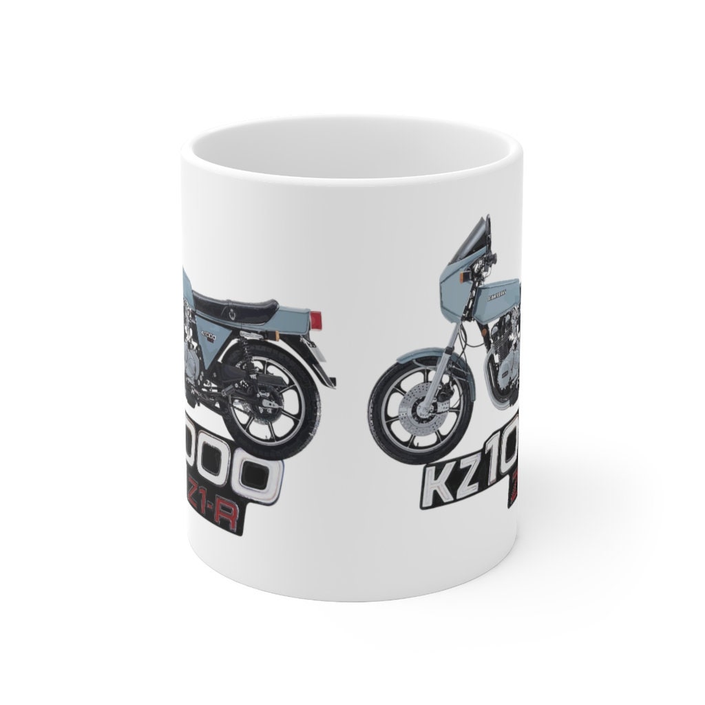 Kawasaki Z1-R 1000 Classic Japanese Motorcycle Ceramic Coffee Mug 11oz ...