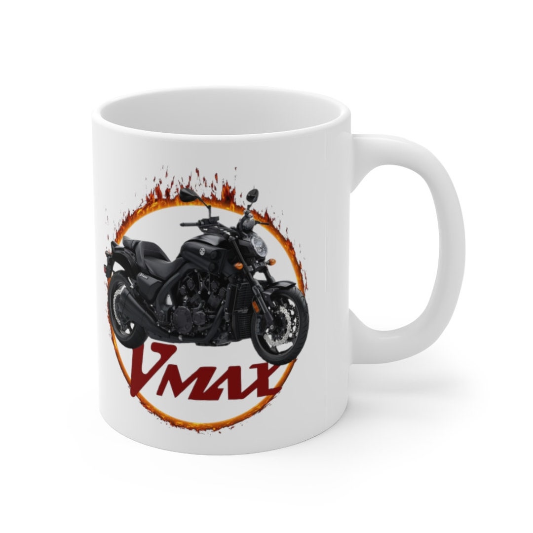 Yamaha Vmax Black Motorcycle Ceramic Coffee Mug 11oz, Printed in USA - Etsy