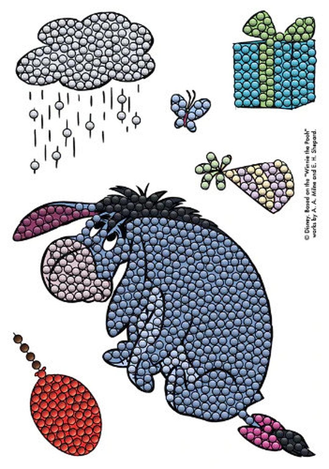 Eeyore Crystal Art Stamp Set – Winnie the Pooh Licensed - Etsy