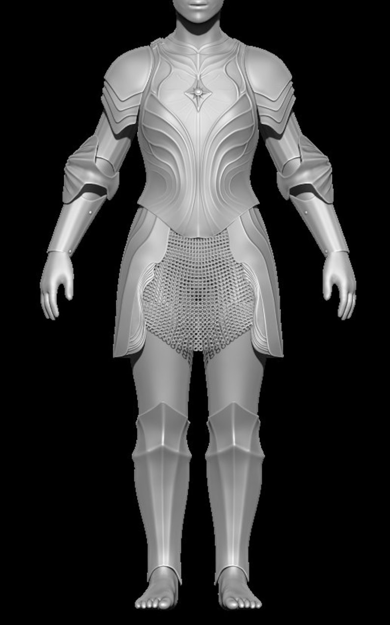 Galadriel Armor 3d Model - Etsy