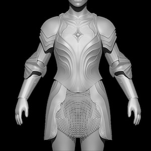 Galadriel Armor 3d Model - Etsy