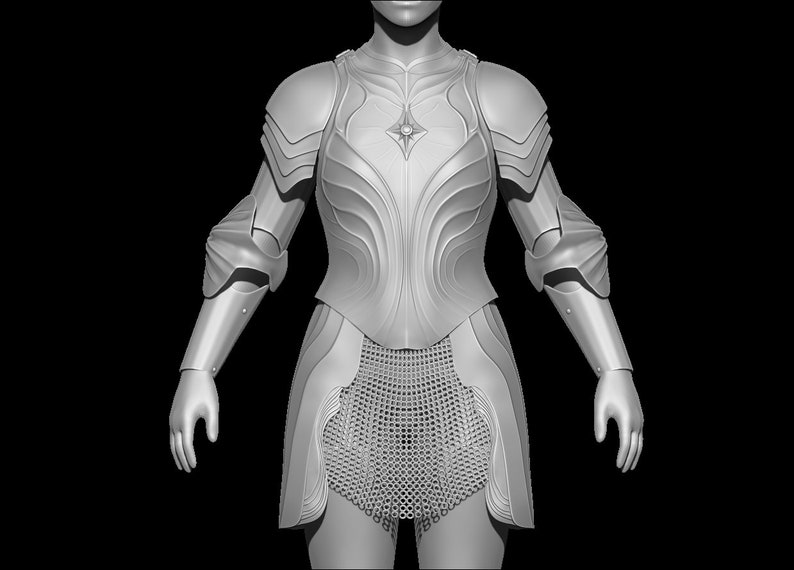 Galadriel Armor 3d Model - Etsy