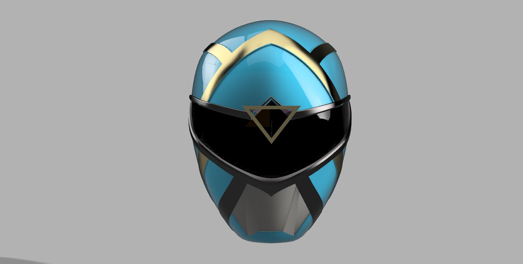 Blue Omega Power Ranger 3d Model - Etsy