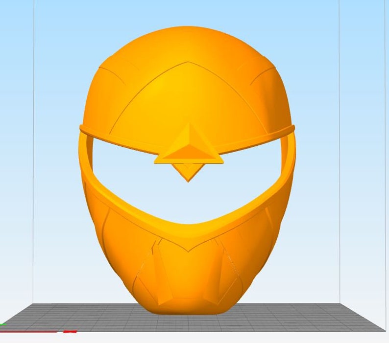 Boom Red Omega Power Ranger 3d Model Helmet - Etsy