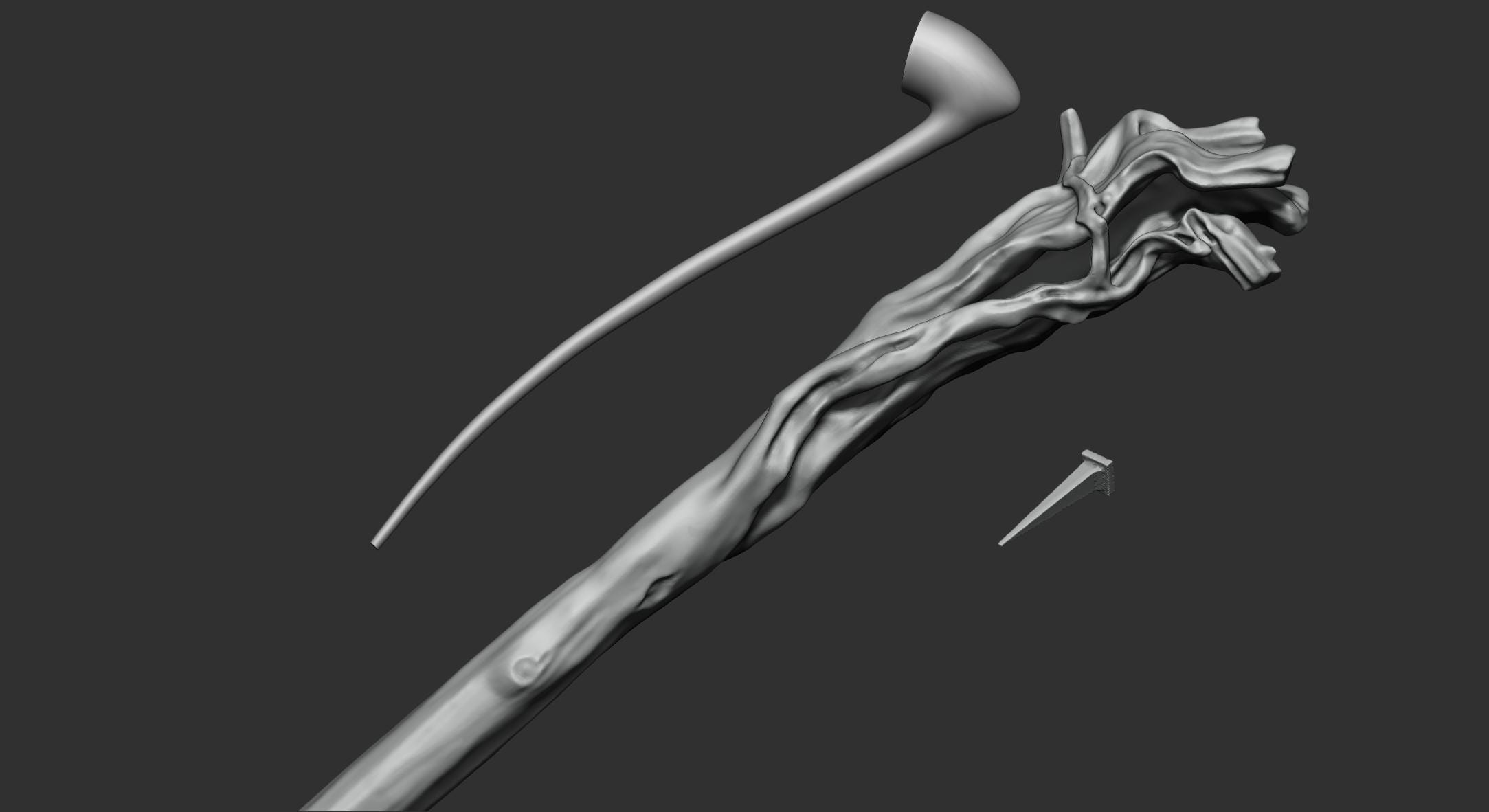 Gandalf Staff From Lotr 3d Model - Etsy
