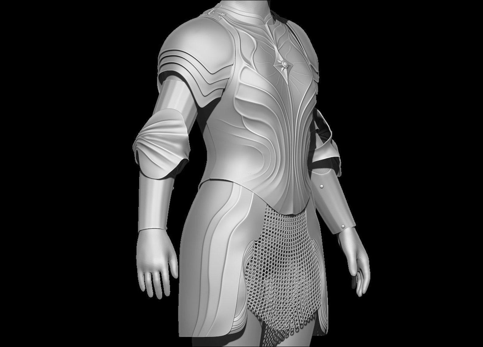 Galadriel Armor 3d Model - Etsy