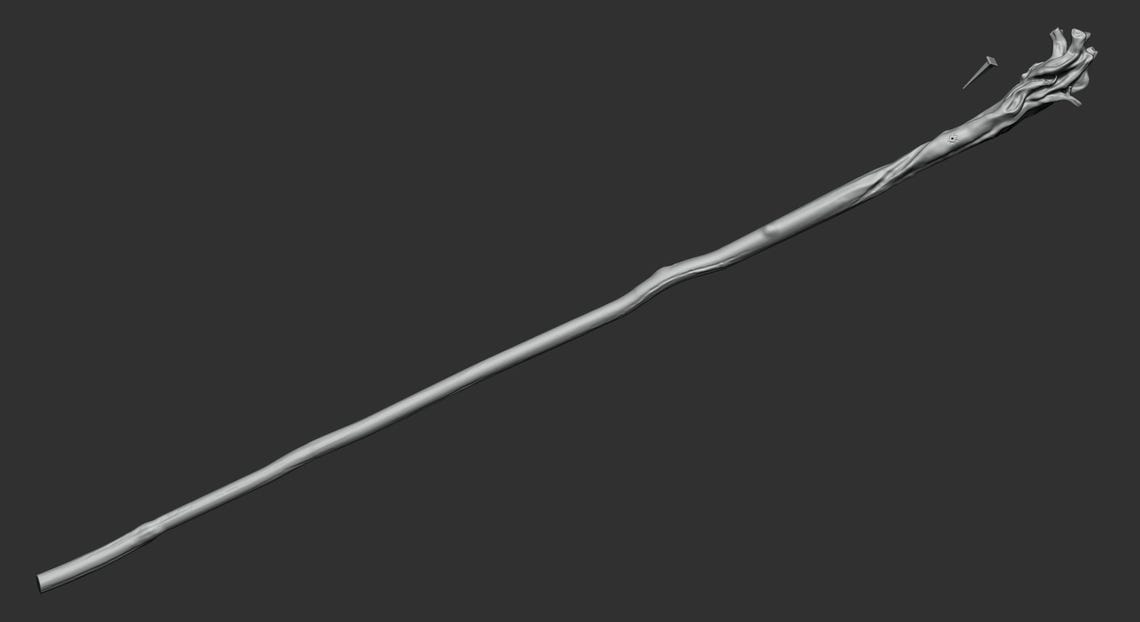 Gandalf Staff From Lotr 3d Model - Etsy