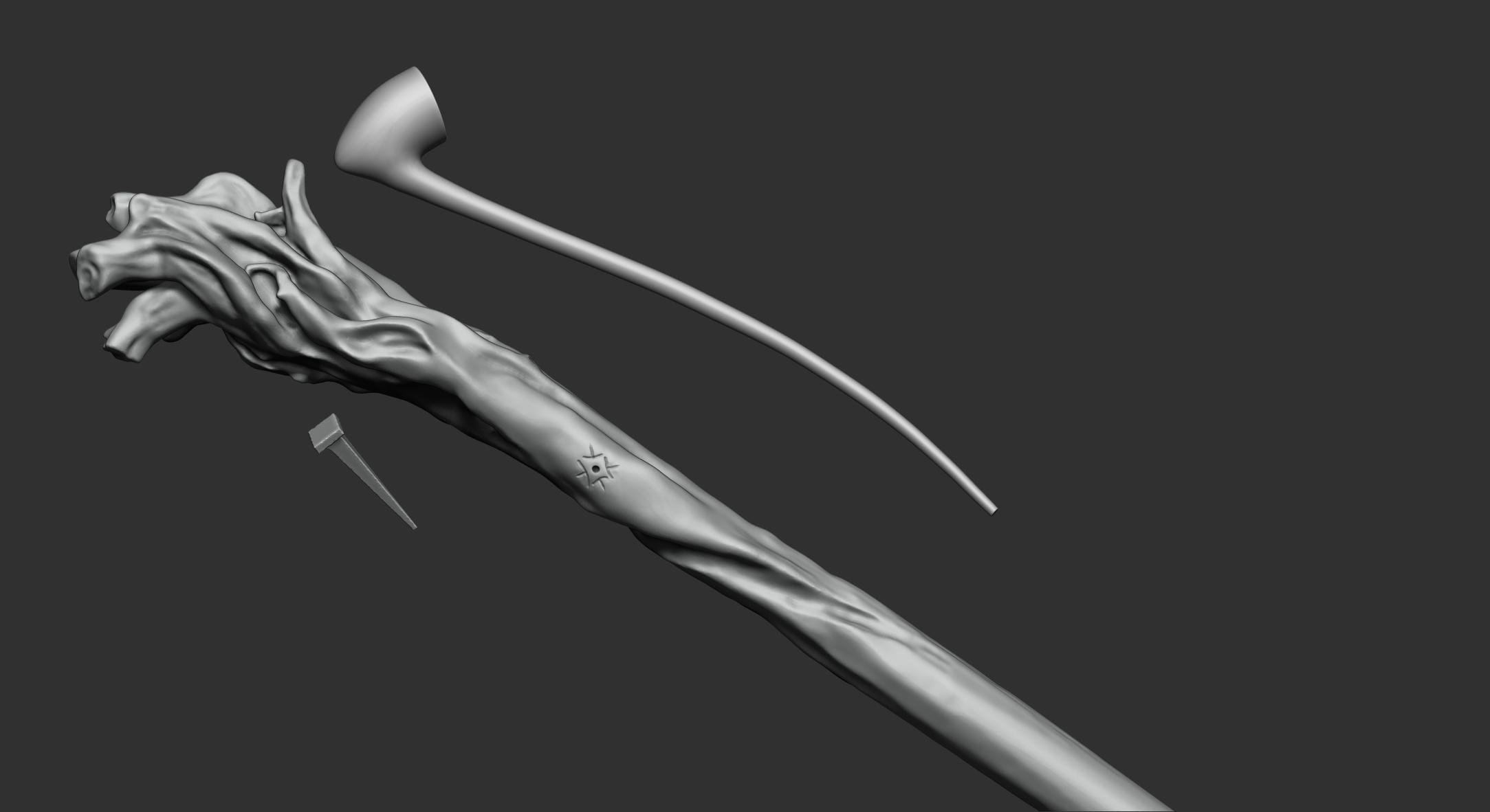 Gandalf Staff From Lotr 3d Model - Etsy