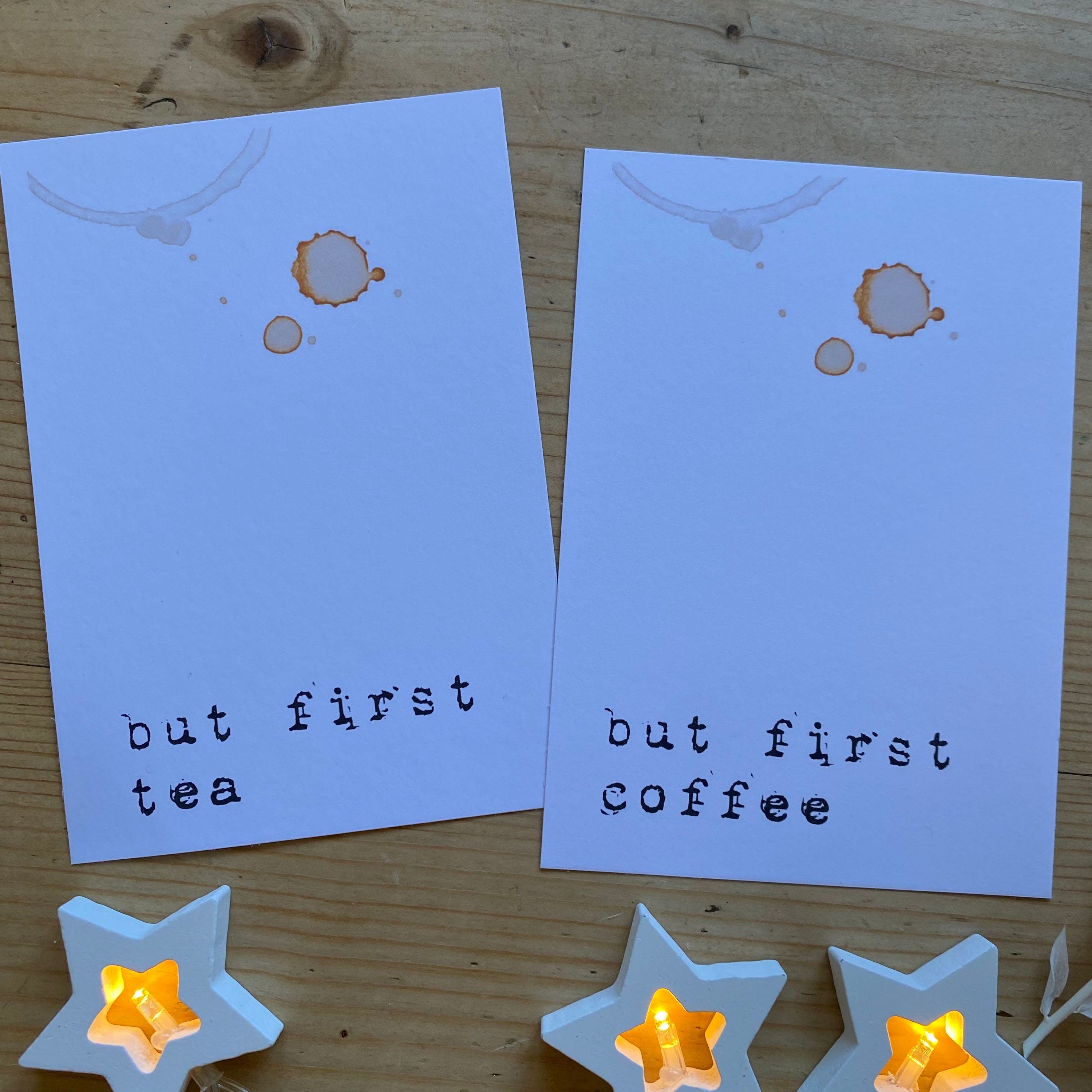 The Coffee Ones //postcards//the Caffeine Ones//coffee Lover - Etsy UK