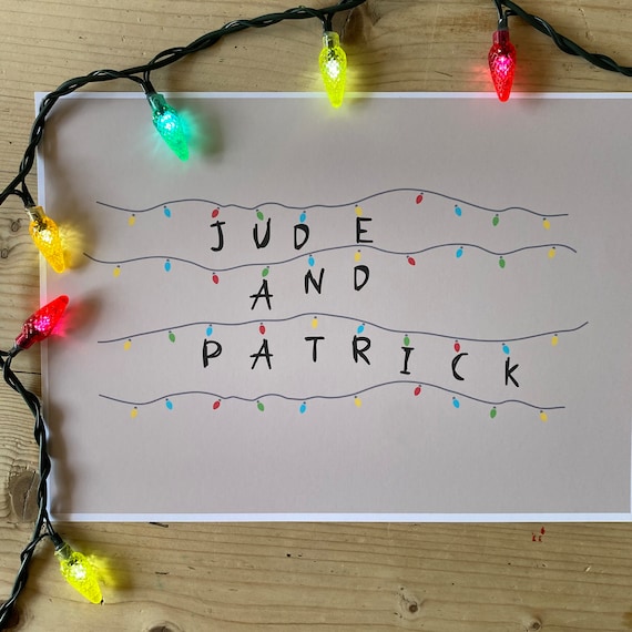 Stranger Things Inspired Light Bulb Print// Personalised - Etsy