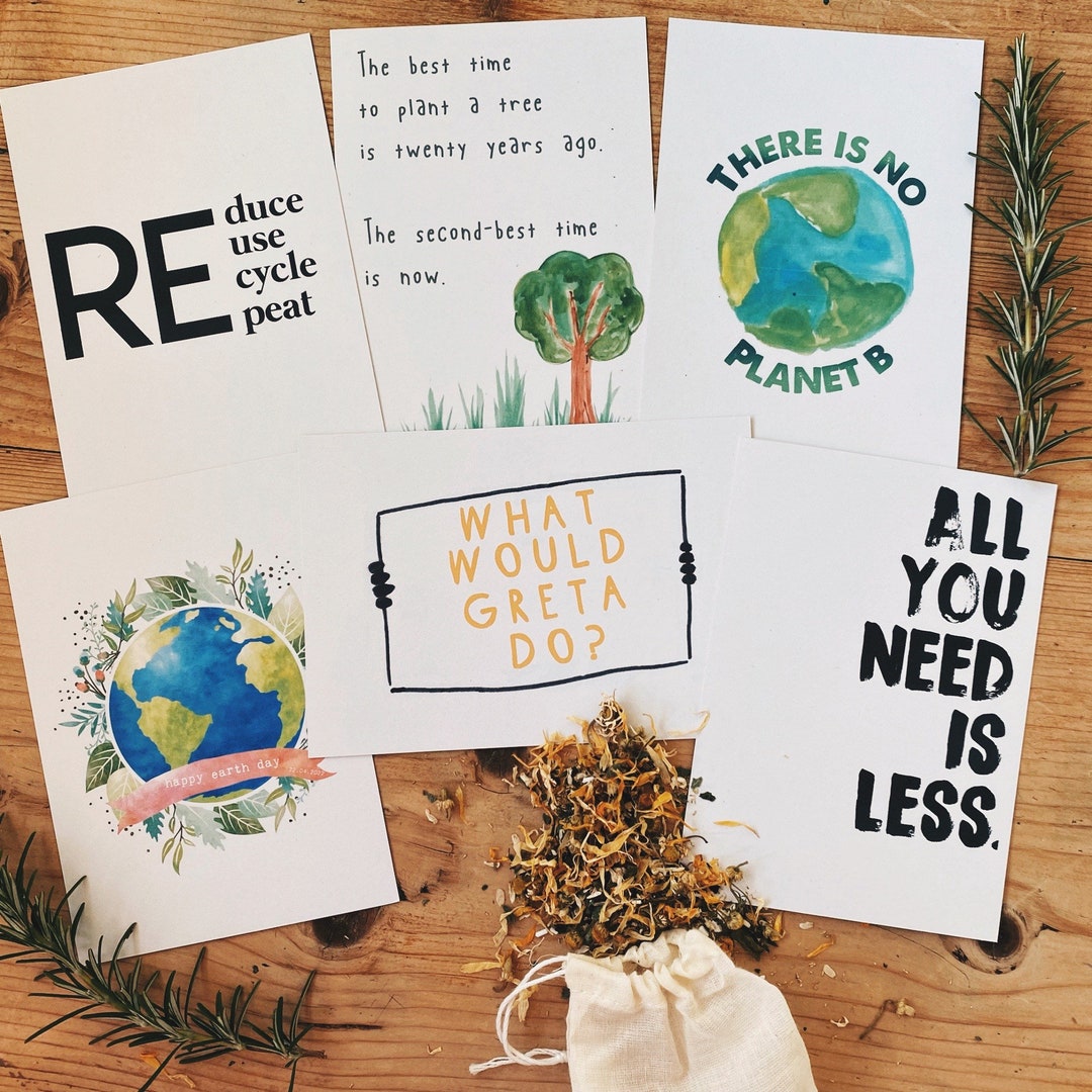 Earth Day// Earth Day Postcards// Happy Earth Day// Send Love// Climate ...