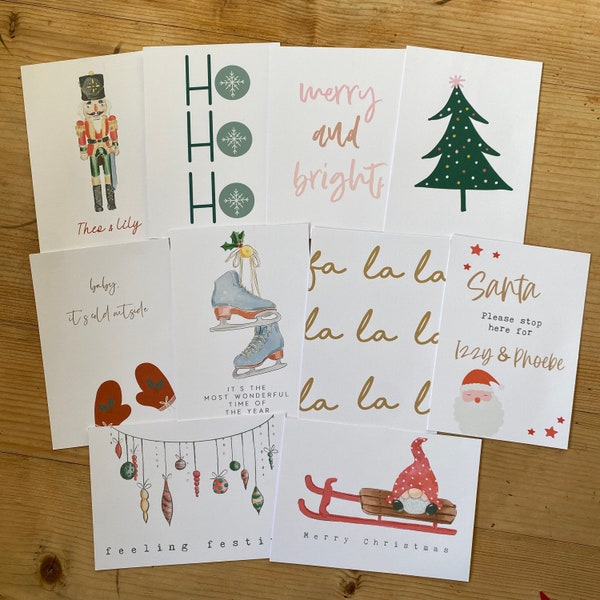 Christmas Postcard - Etsy UK