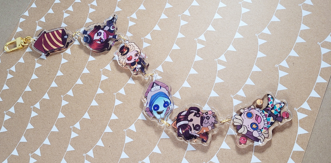 Hullabaloo Circus Linking Key Chain - Etsy