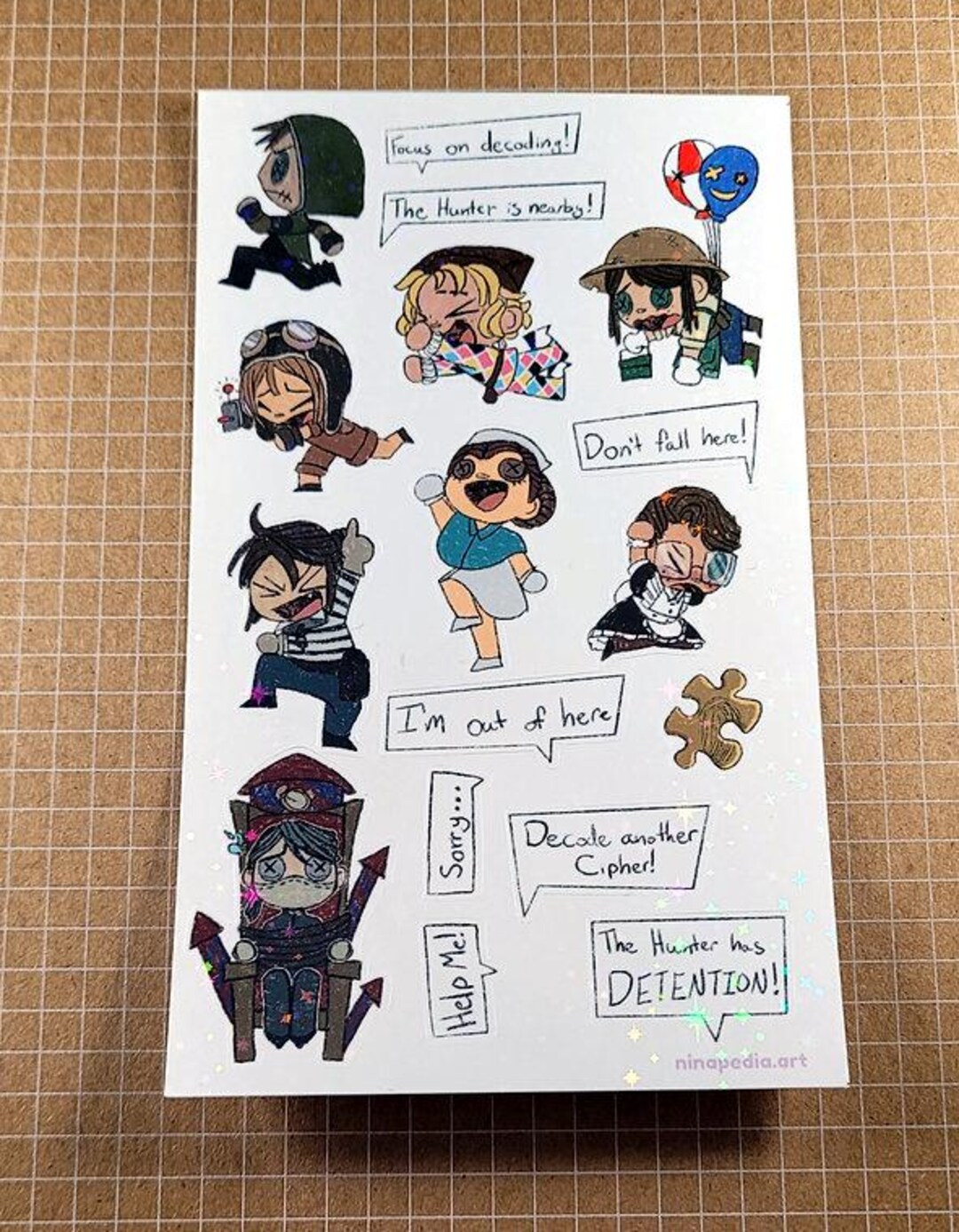 IDV| Survivor Holographic Sticker Sheet - Etsy