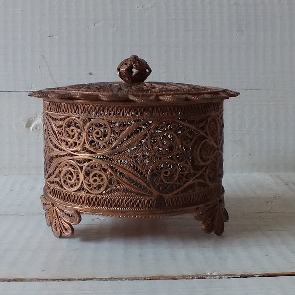 Copper Filigree - Etsy