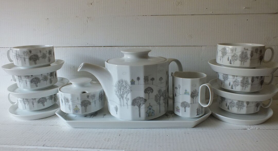 Rosenthal Studio Linie Polygon Rosenthal Tapio Wirkkala and Rut Bryk Porcelain Service for 6 ...