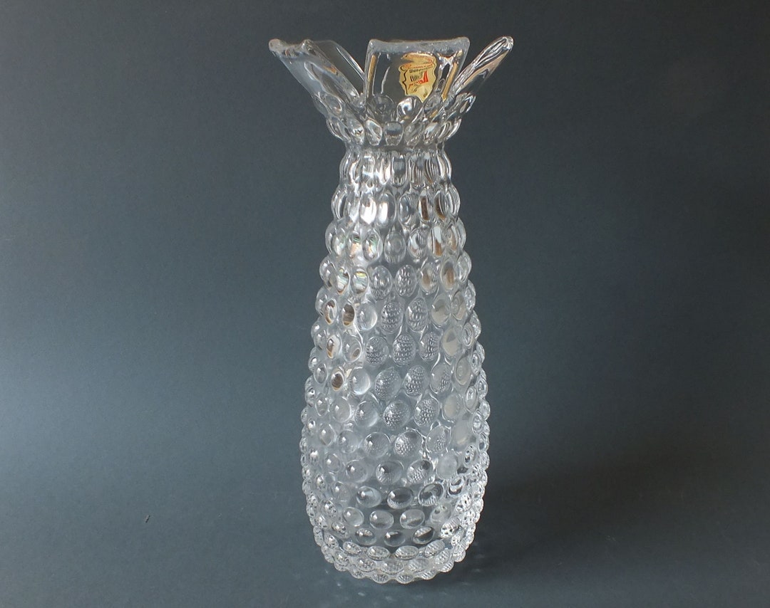 Joska Crystal Corn Vase - Joska Waldglashütte Vase - Vintage 1960s - Etsy