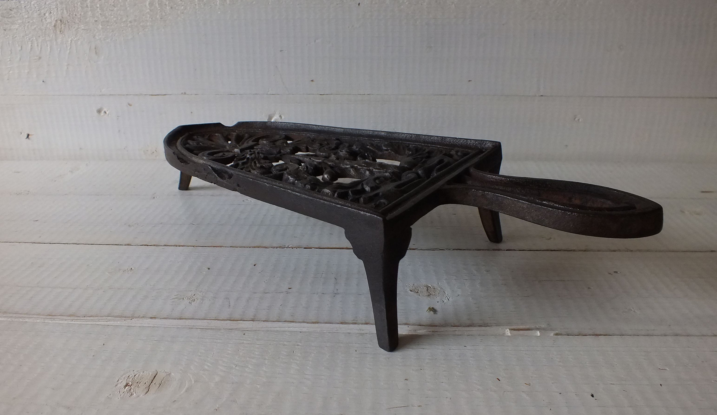 Antique Iron Footed Stand Rest for Ironing Board Cast Iron Stand Cast ...