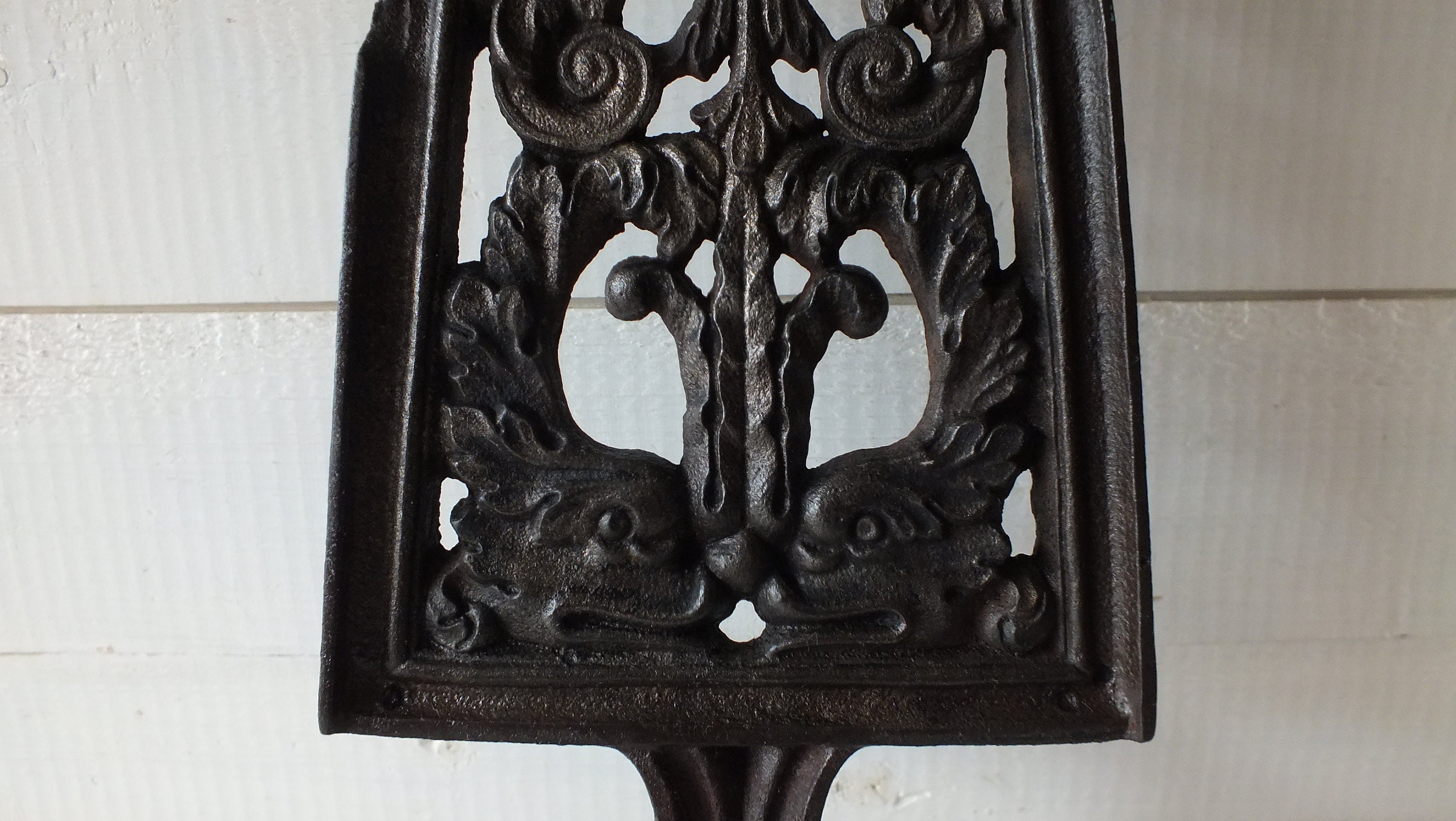 Antique Iron Footed Stand Rest for Ironing Board Cast Iron Stand Cast ...