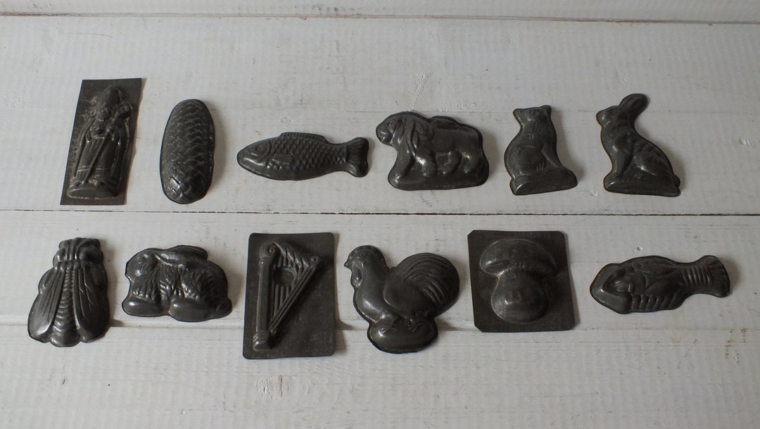 Antique Vienna Chocolate Molds 12 Pieces Austrian Old - Etsy