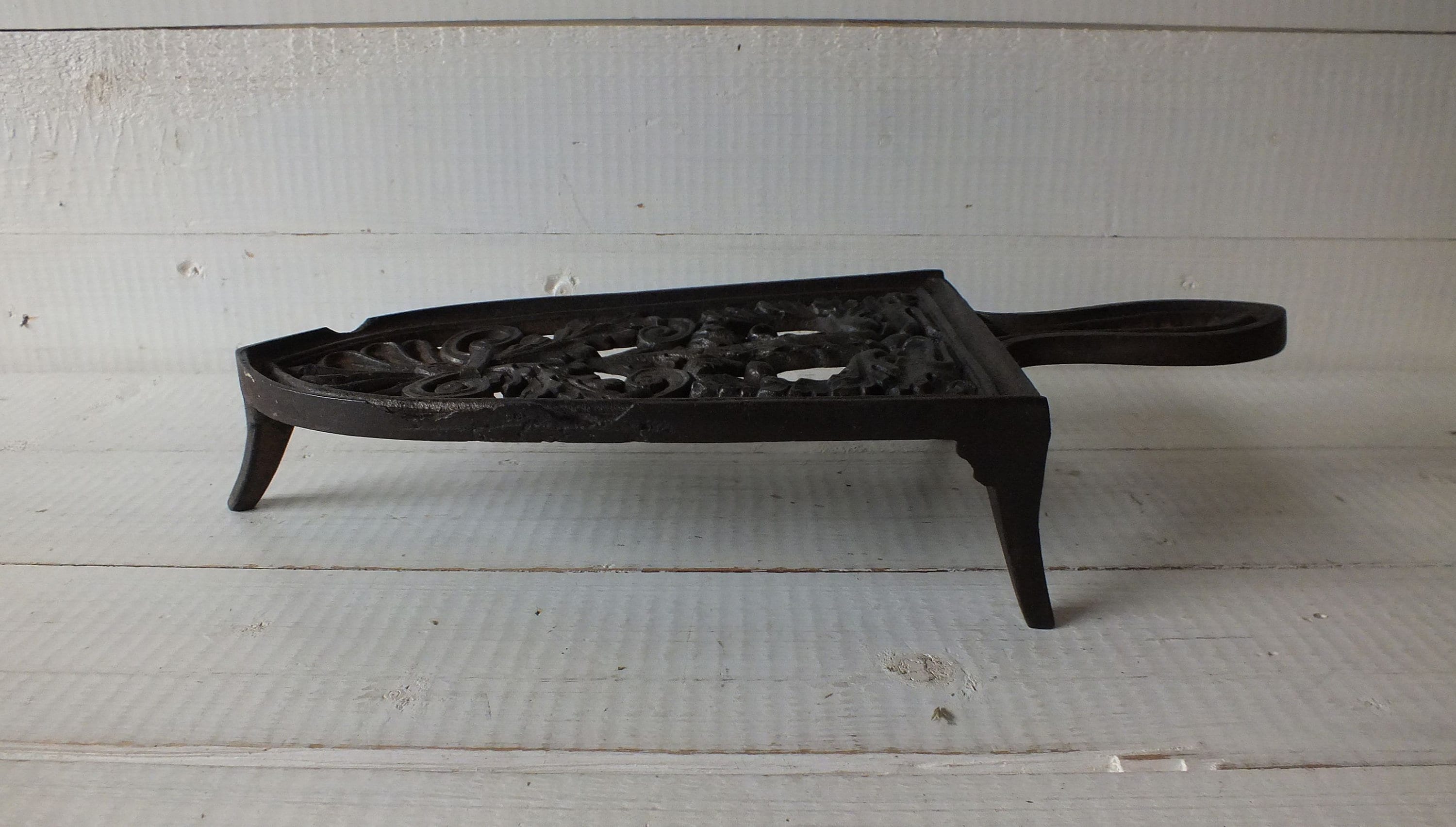 Antique Iron Footed Stand Rest for Ironing Board Cast Iron Stand Cast ...