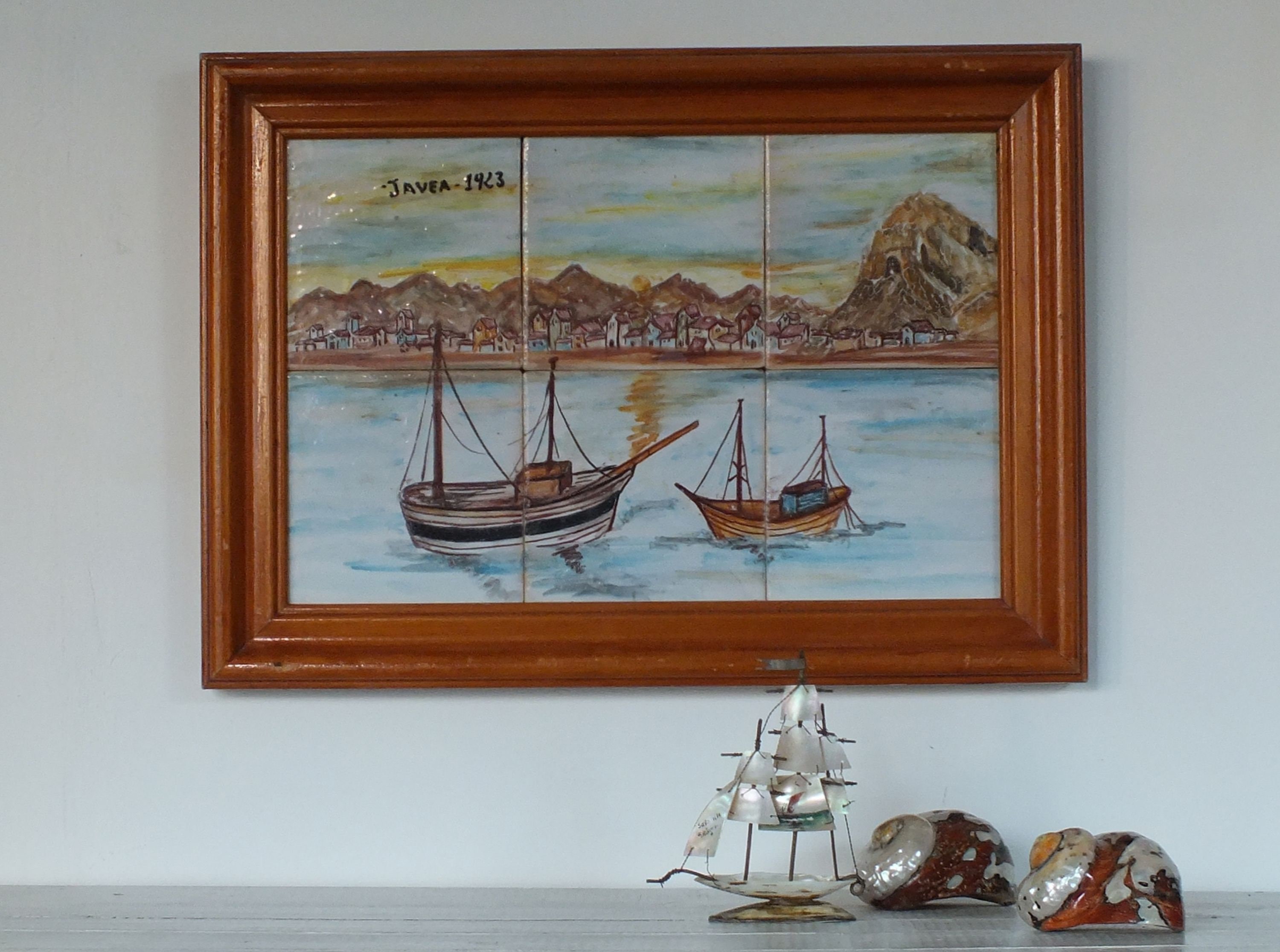 Antique Ceramic Tiles Mural Original Spanish Wall Ceramic Tiles Panel ...