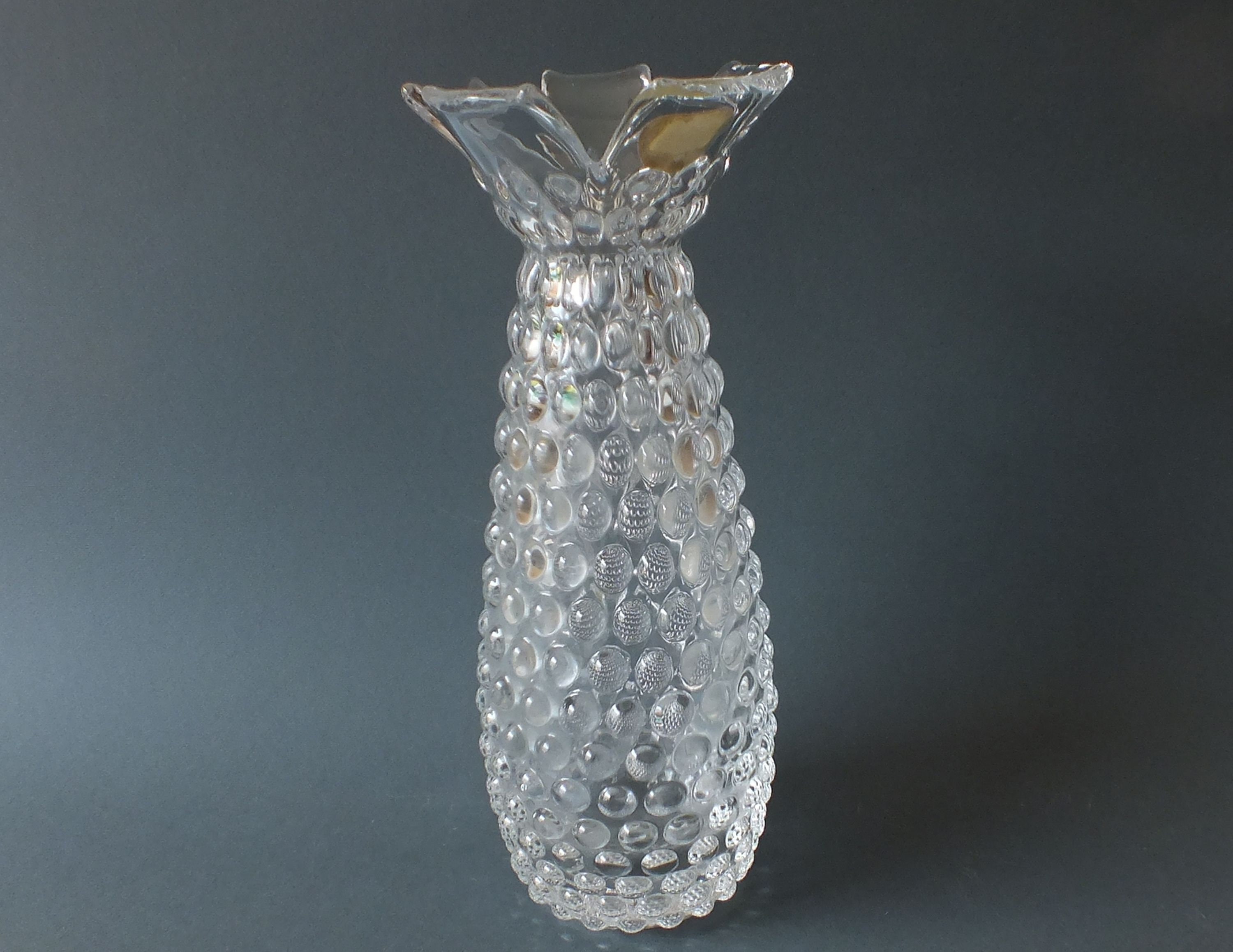 Joska Crystal Corn Vase - Joska Waldglashütte Vase - Vintage 1960s - Etsy