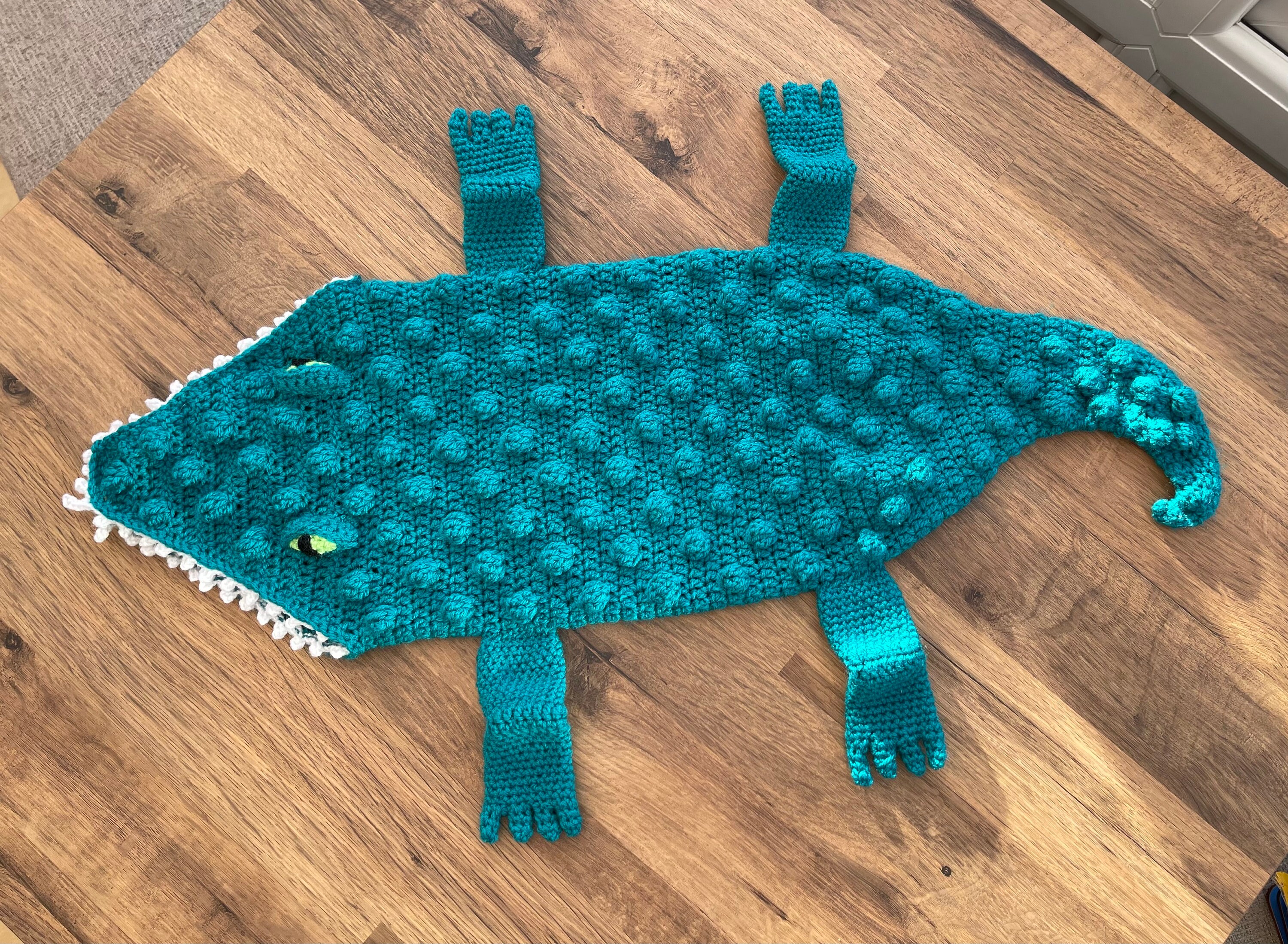CROCODILE Crochet PDF Pattern Sock for Leg Amputee (not a Finished Item ...