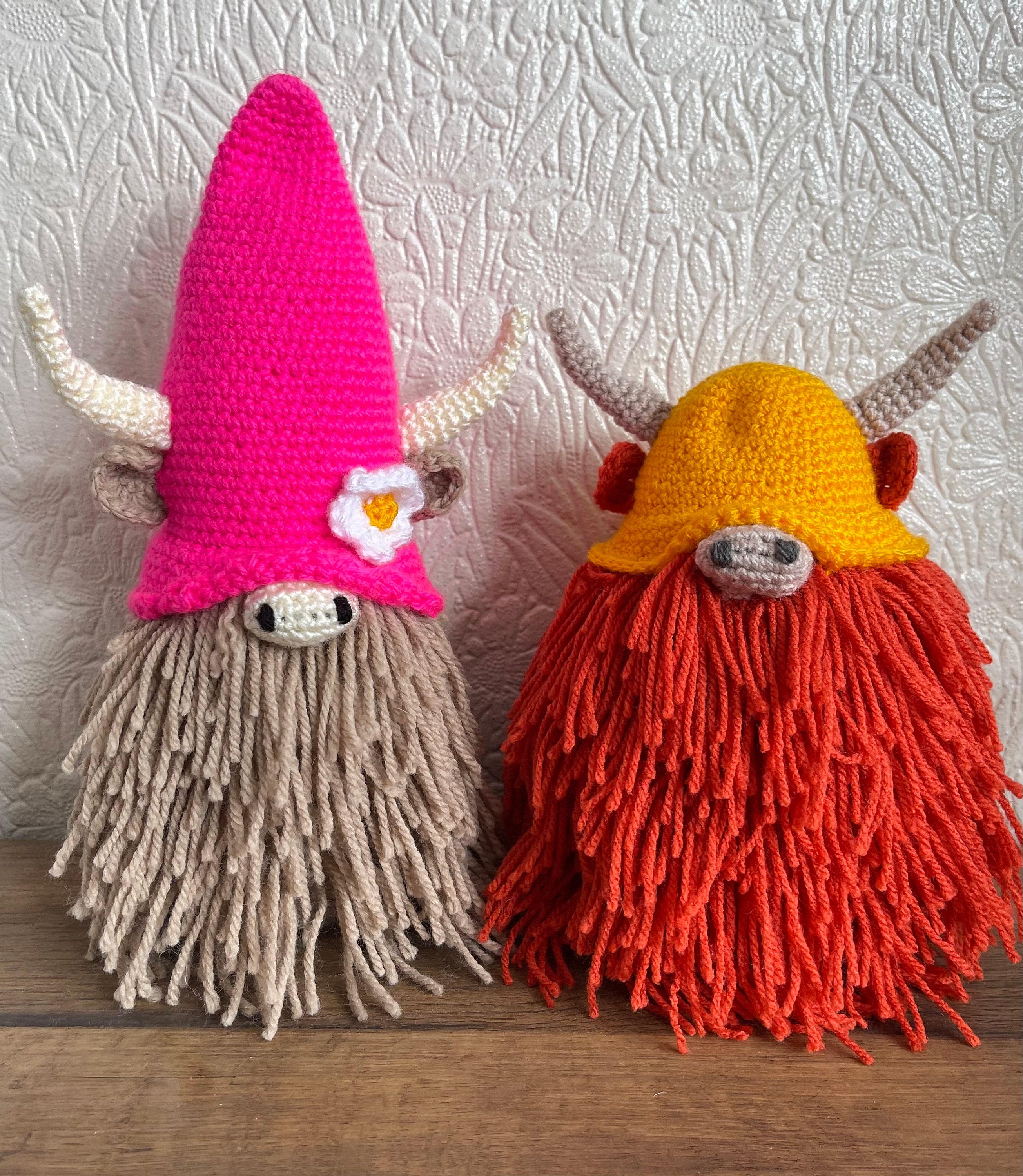 Highland Cow Gnomes CROCHET PATTERN - Etsy