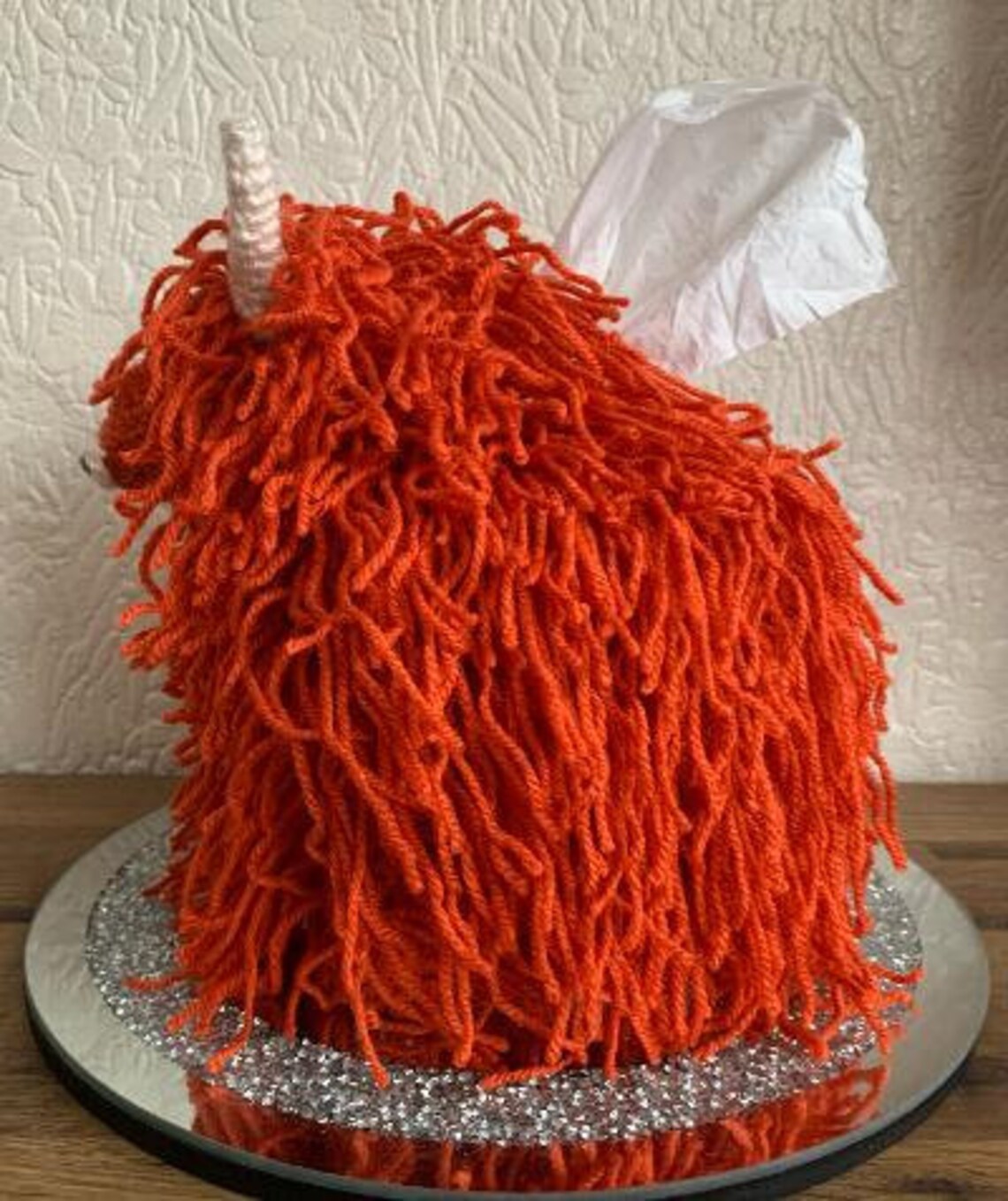 Highland Cow Tissue Box Cover Crochet Pattern | Etsy