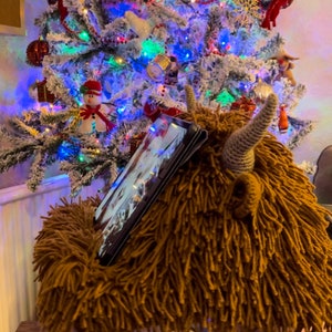 HIGHLAND COW iPad / Tablet Cushion PATTERN - Etsy