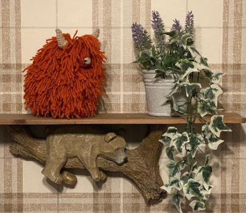 Miniature Highland Cow Crochet Pdf Pattern - Etsy