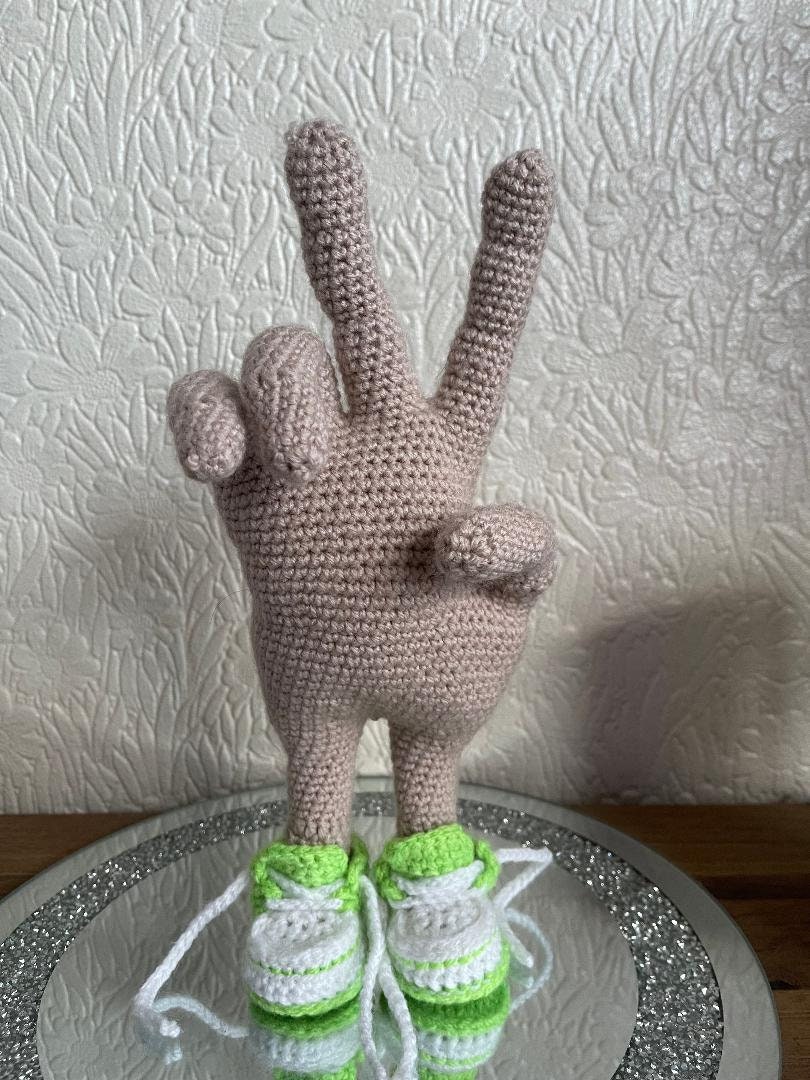 A Novelty Crochet Hand PDF Pattern With Moveable Fingers - Etsy