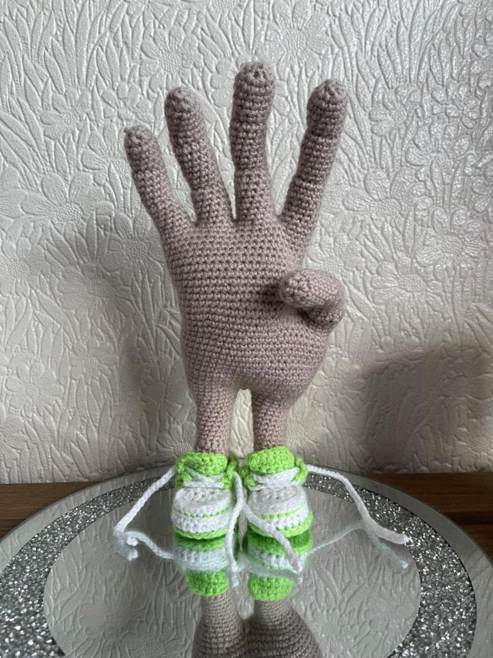A Novelty Crochet Hand PDF Pattern With Moveable Fingers - Etsy