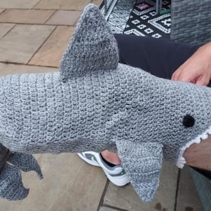 Shark Crochet Sock for Leg Amputee PDF Pattern Only - Etsy