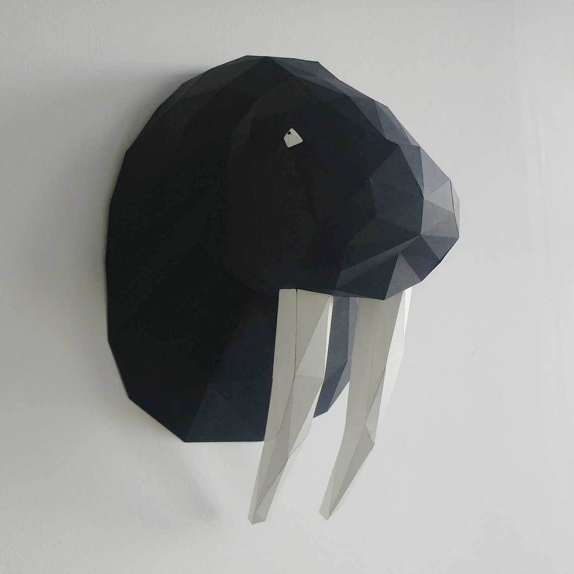 Walrus Paper Trophy Paper Animal Trophy Animal Templates | Etsy