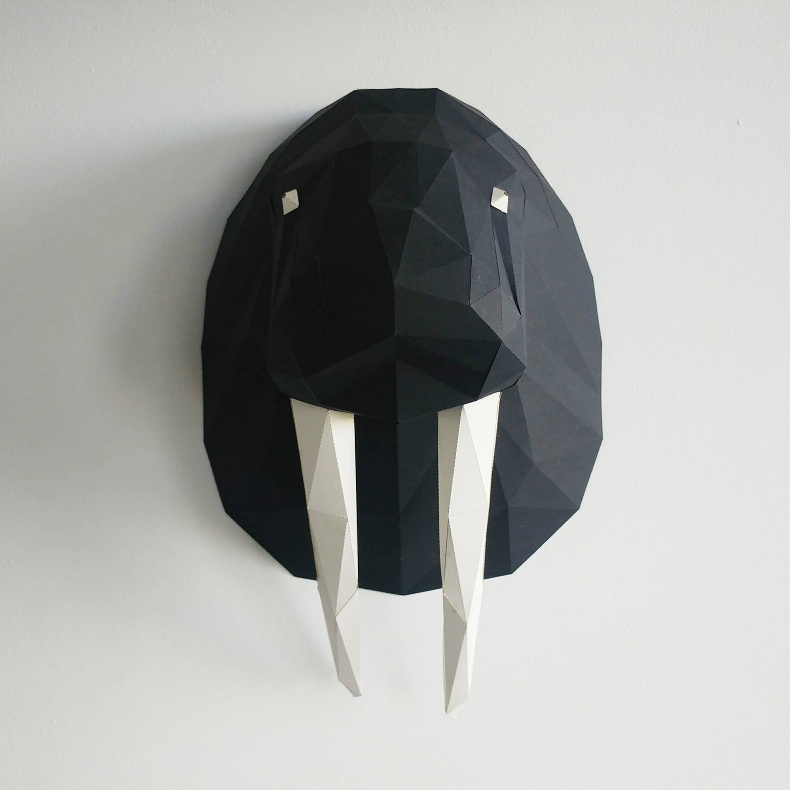 Walrus Paper Trophy Paper Animal Trophy Animal Templates | Etsy