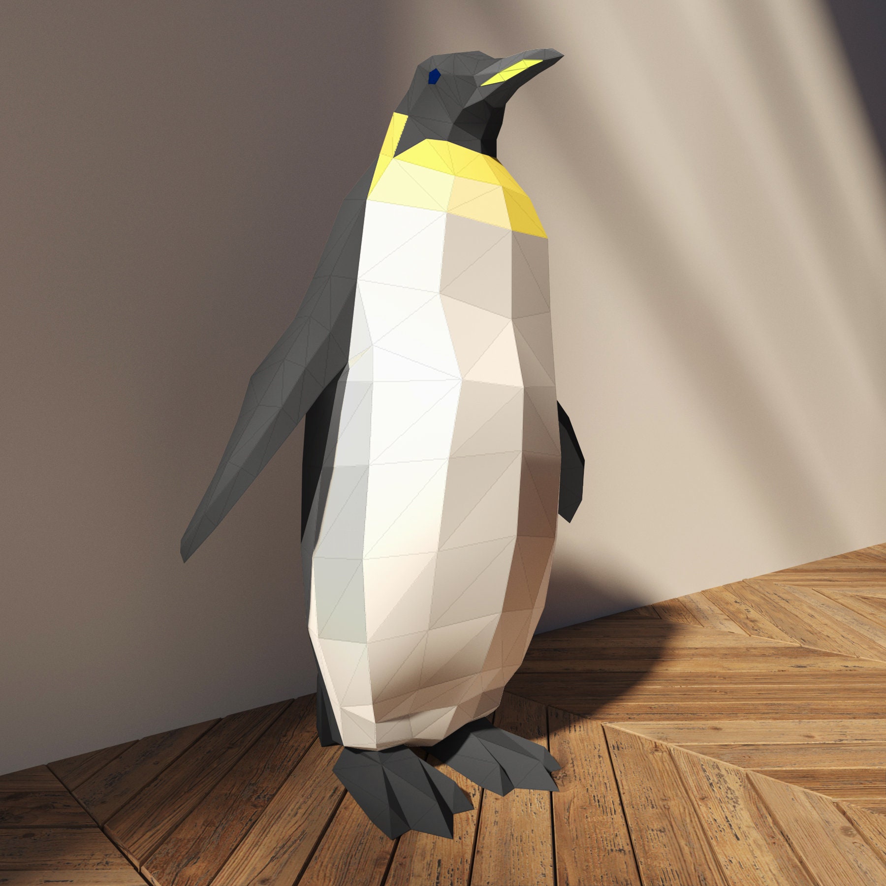 Penguin Paper Model Penguin Papercraft Penguin Paper 3d - Etsy