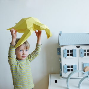 Pendant Sea Turtle, 3d Papercraft Models, DIY Paper Sculpture, Animal ...