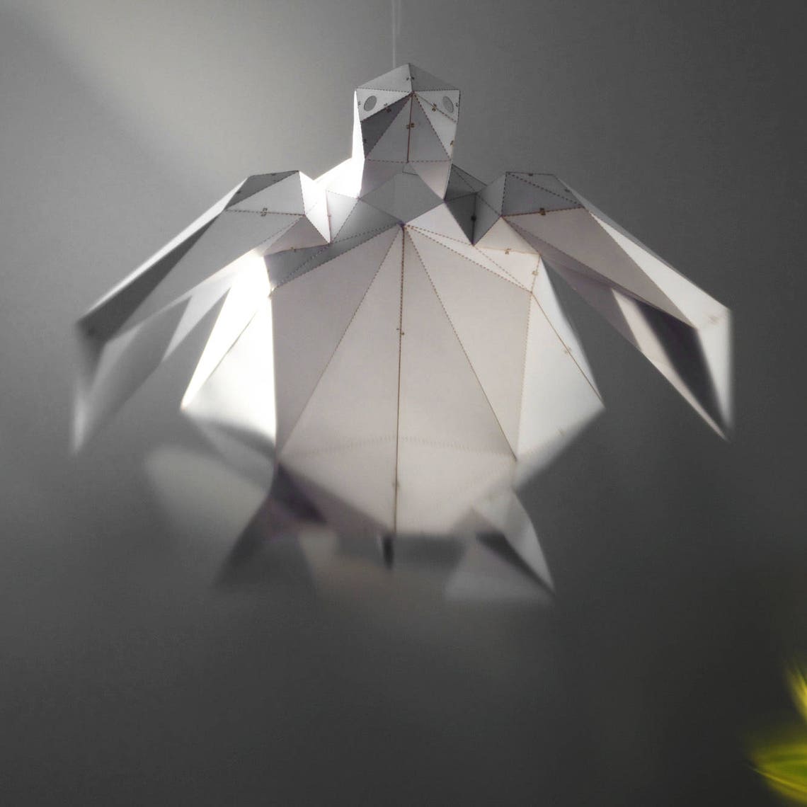 Pendant Sea Turtle 3d Papercraft Models DIY Paper Sculpture - Etsy
