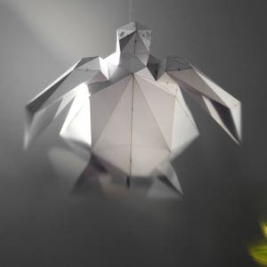 Pendant Sea Turtle, 3d Papercraft Models, DIY Paper Sculpture, Animal ...