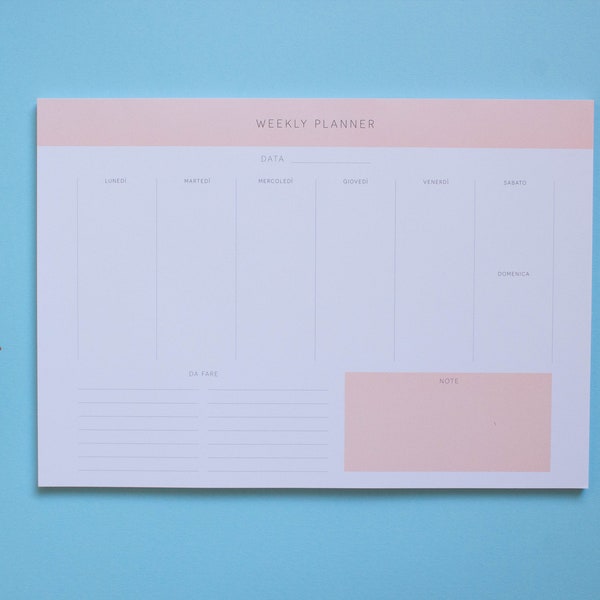 Desk Planner - Etsy