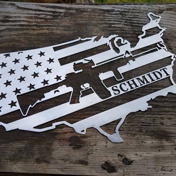 Metal American Flag - Etsy